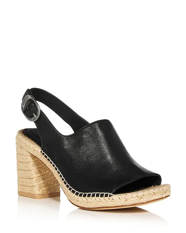 Rag & Bone Gigi Heeled Espadrille Sandals - Black