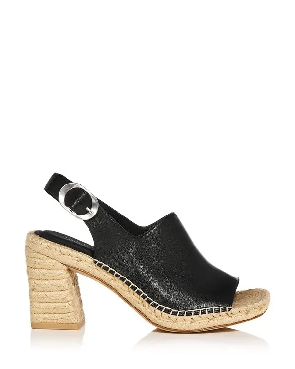 Rag & Bone Gigi Heeled Espadrille Sandals - Black