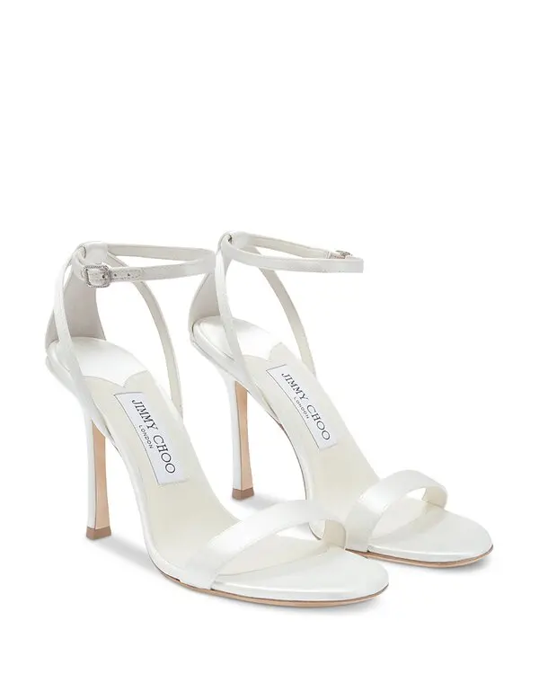 JIMMY CHOO Moza 100 Sandals - Ivory