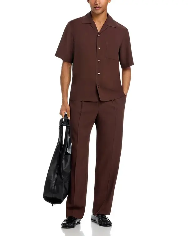 Simkhai Cade Loose Fit Camp Collar Shirt