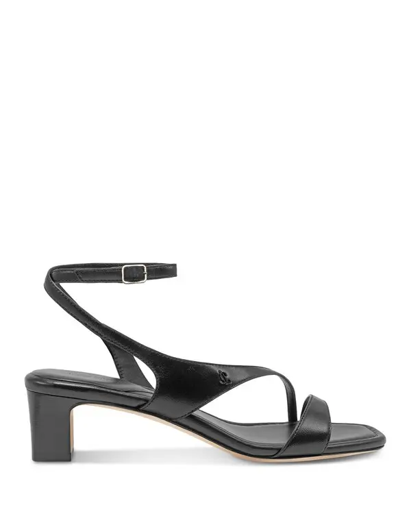 JIMMY CHOO Faye Block Heel Sandals - Black