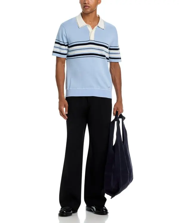 Simkhai Brandon Stripe Polo Shirt