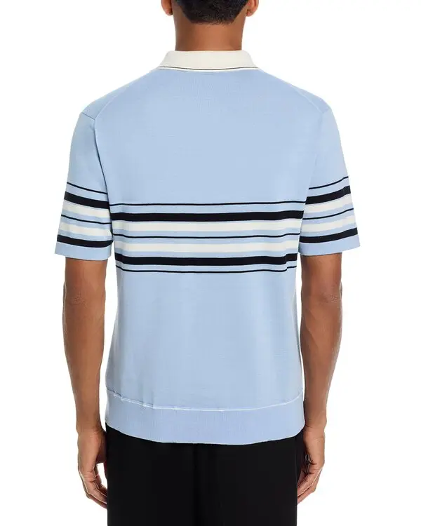 Simkhai Brandon Stripe Polo Shirt