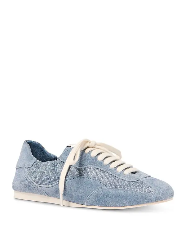 Simkhai Georgie Elasticized Sneakers - Denim