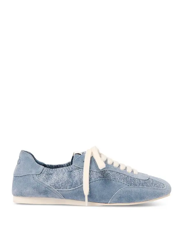 Simkhai Georgie Elasticized Sneakers - Denim