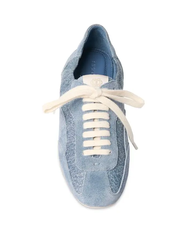 Simkhai Georgie Elasticized Sneakers - Denim