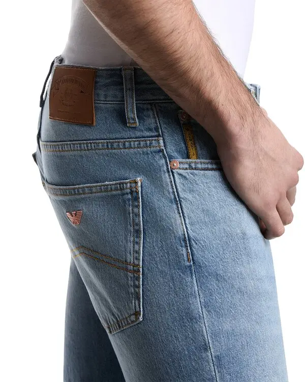 Emporio Armani J06 Slim Fit Jeans - Medium Blue Denim