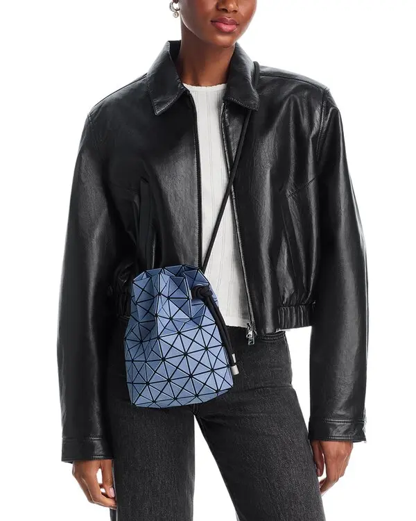 Issey Miyake Wring Denim Look Crossbody Bag