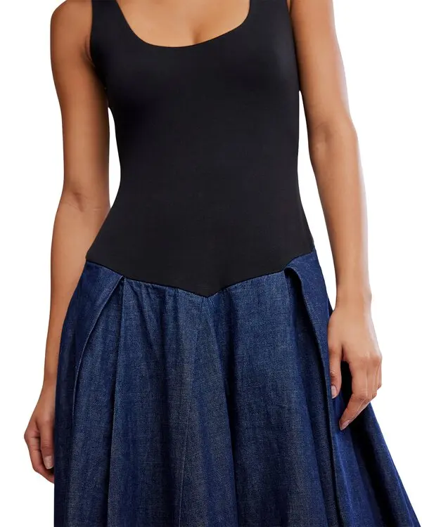 Free People Elio Scoop Neck Maxi Dress