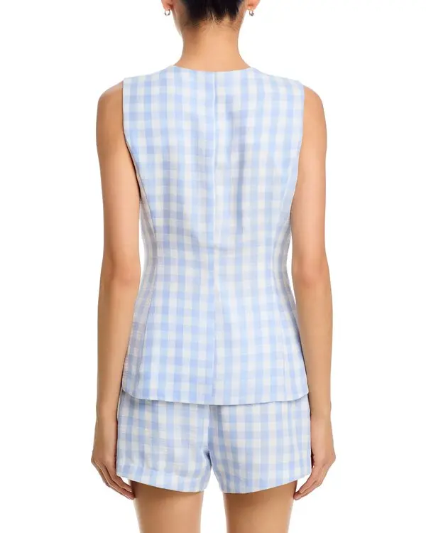 Blanknyc Gingham Vest