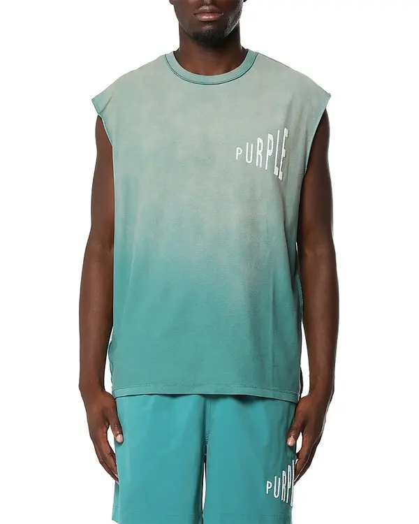 PURPLE BRAND Textured Sleeveless Tee