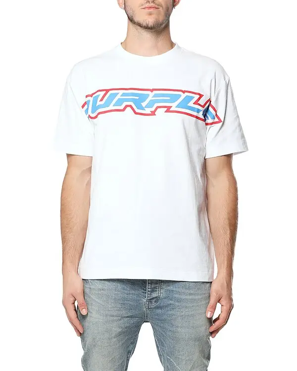 PURPLE BRAND Textured Jersey Short Sleeve Tee