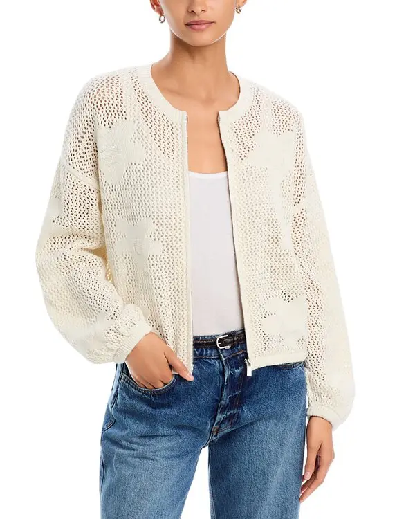 Sanctuary Daily Escape Zip Front Cardigan - Collagen