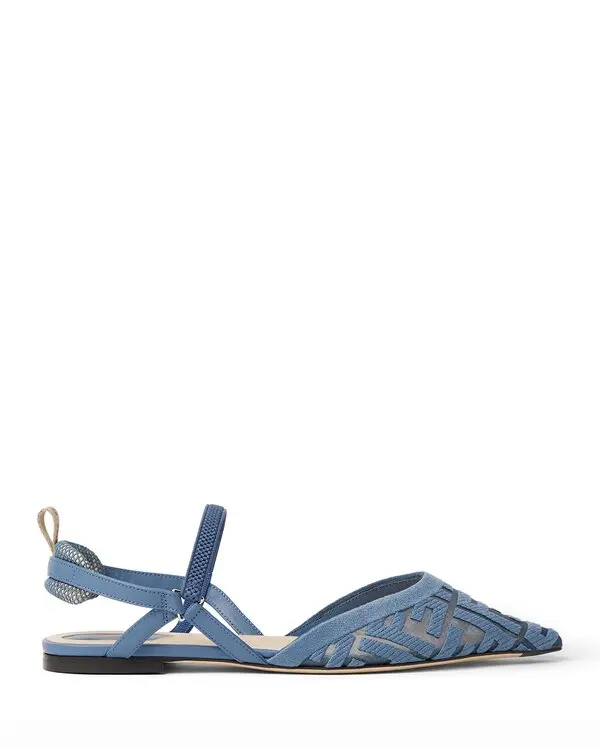 Fendi Elba Pointed Flats