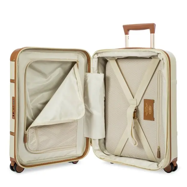 Bric'S Bellagio 3.0 Expandable Carry-on Spinner Trunk - Cream