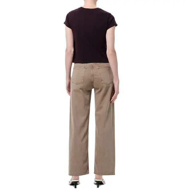 AGOLDE Ren High Rise Wide Leg Jeans - Trail