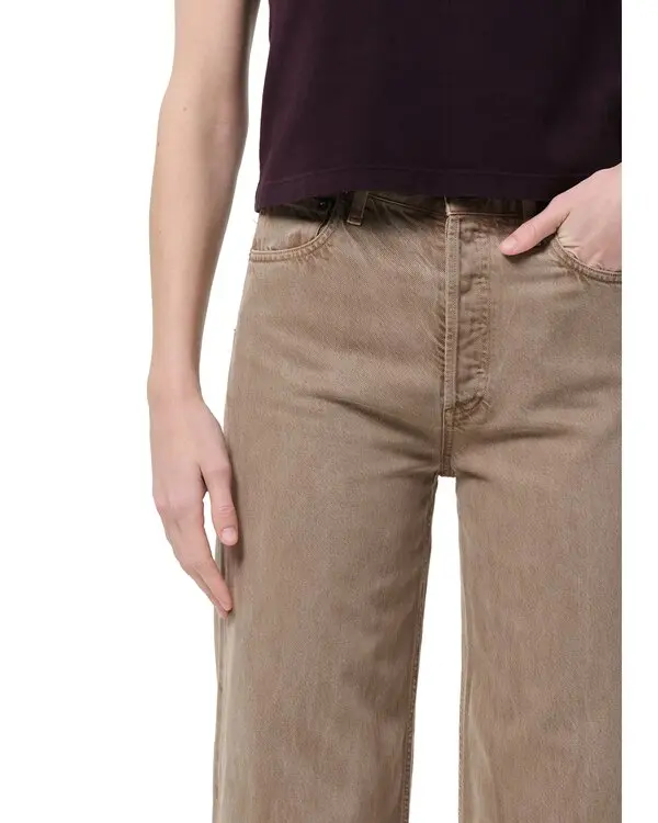 AGOLDE Ren High Rise Wide Leg Jeans - Trail