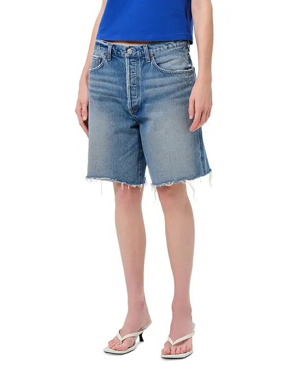 AGOLDE Indra Hip Slung Baggy Shorts - Journal