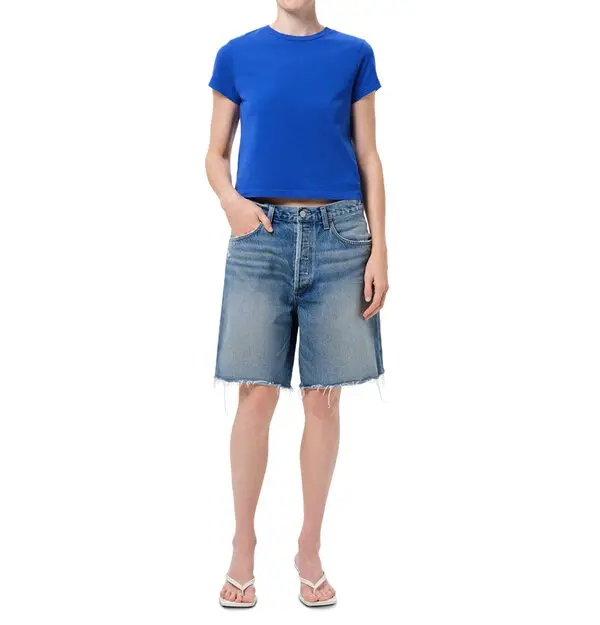 AGOLDE Indra Hip-slung Baggy Denim Shorts - Journal