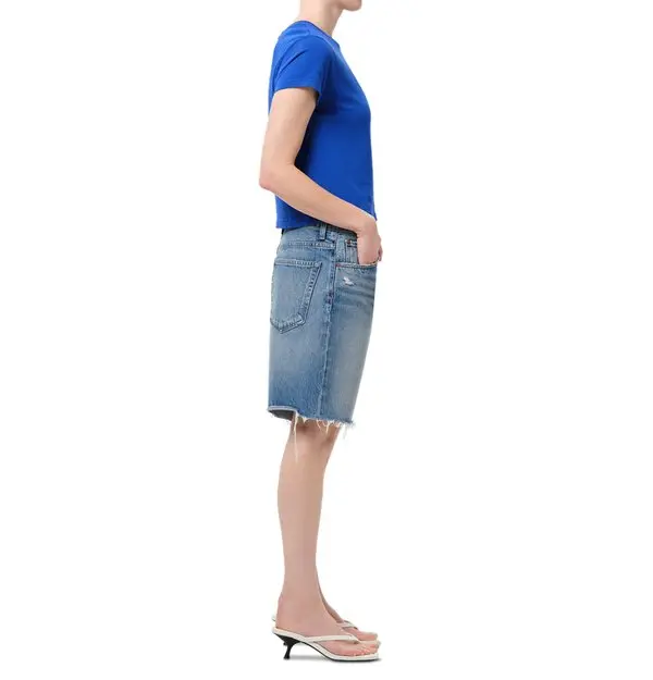 AGOLDE Indra Hip-slung Baggy Denim Shorts - Journal