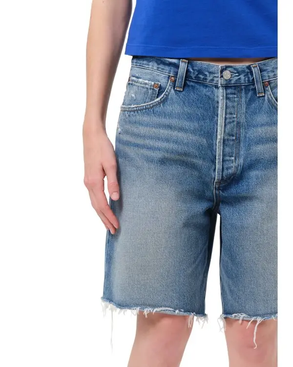 AGOLDE Indra Hip-slung Baggy Denim Shorts - Journal