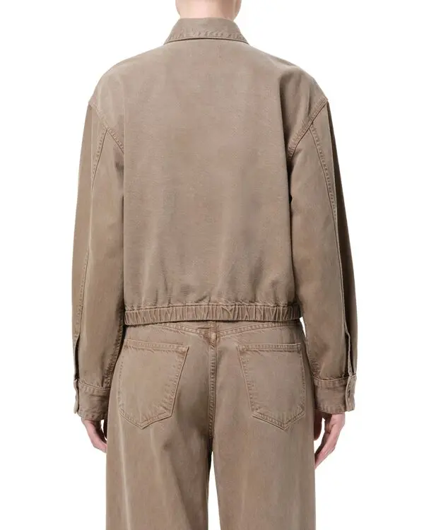 AGOLDE Nile Denim Bomber Jacket - Trail