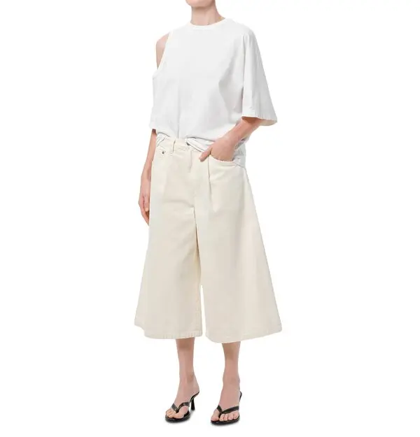 AGOLDE Shoulder Cut Out T-shirt