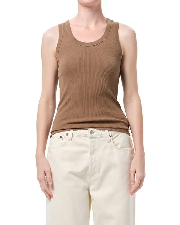 AGOLDE Poppy Scoop Neck Tank - Hamoa