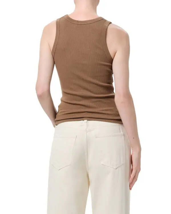 AGOLDE Poppy Scoop Neck Tank - Hamoa