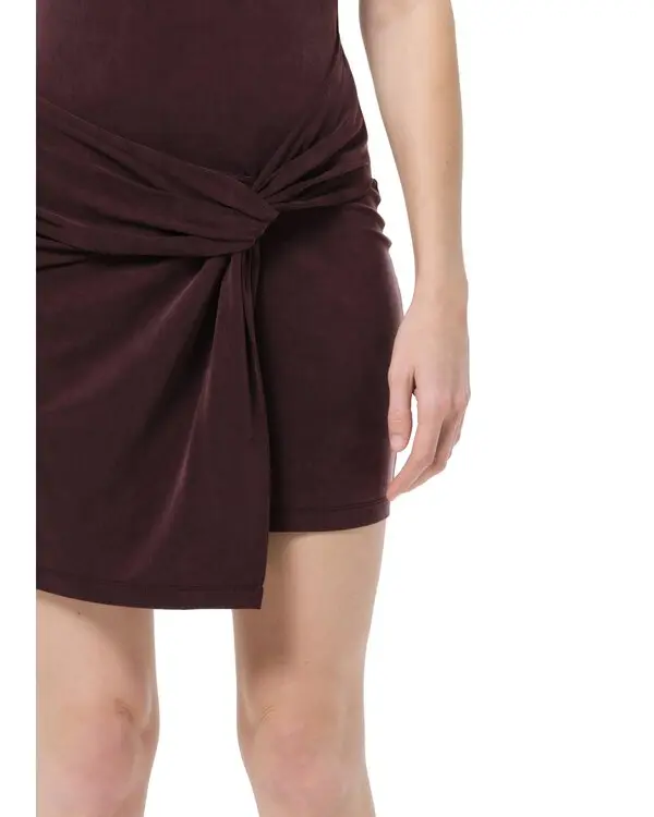 AGOLDE Kerri Draped Overlay Mini Dress