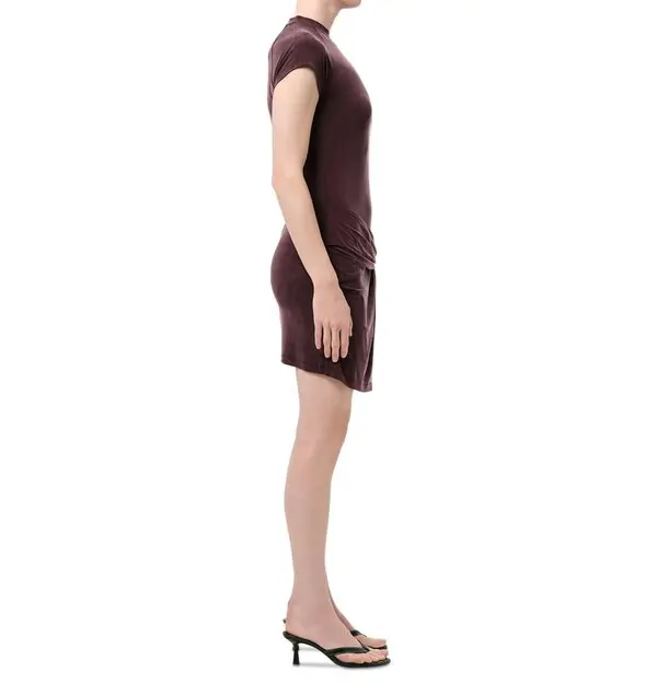 AGOLDE Kerri Draped Overlay Mini Dress
