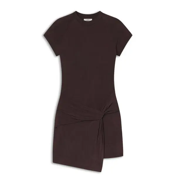 AGOLDE Kerri Draped Overlay Mini Dress