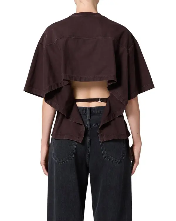 AGOLDE Theo Cape T-shirt - Tone