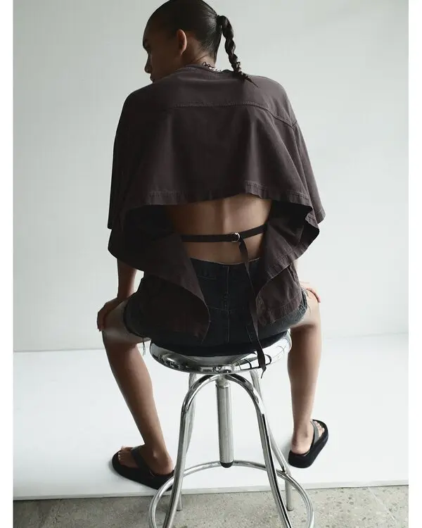 AGOLDE Nye Low Slung Vintage Shorts - Translation