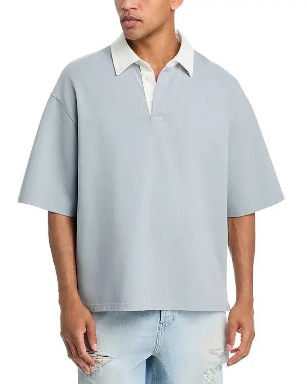 FRAME Short Sleeve Rugby Polo