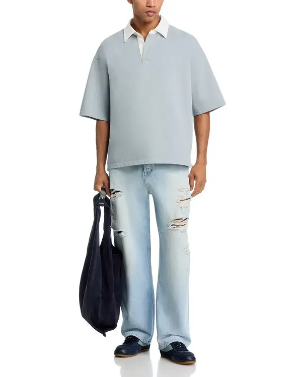 FRAME Short Sleeve Rugby Polo