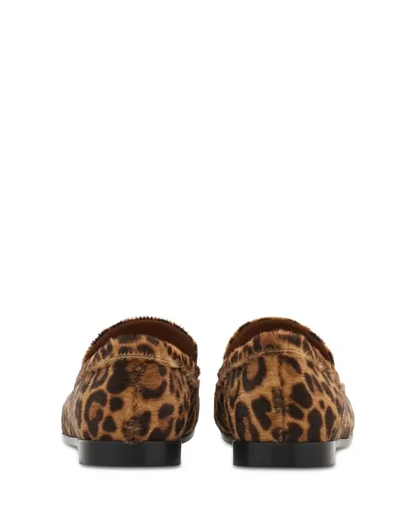 FERRAGAMO Print Calf Hair Loafers
