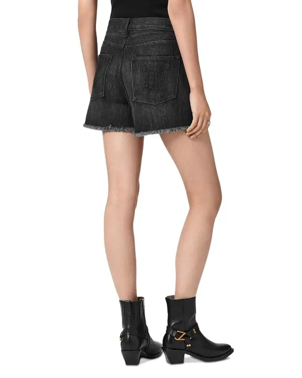 ALLSAINTS Heidi Stud Trim Shorts