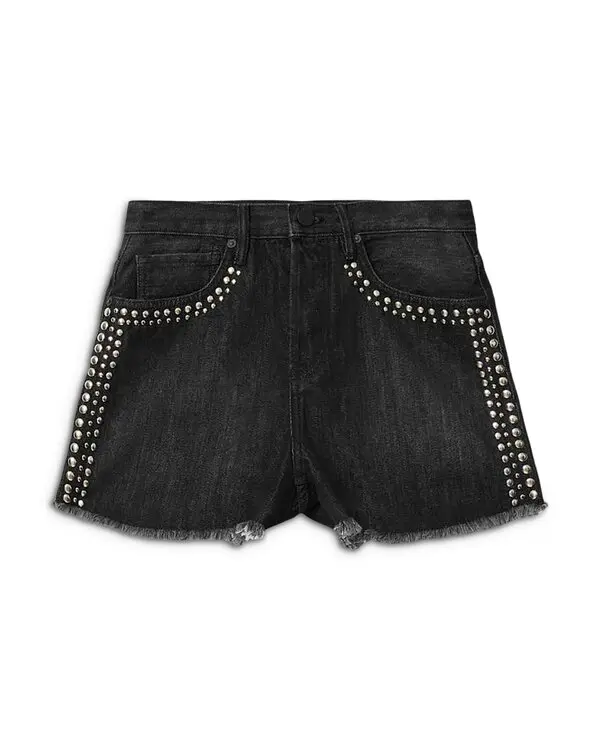 ALLSAINTS Heidi Stud Trim Shorts