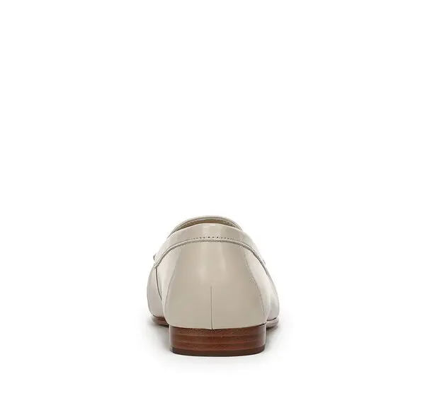 Veronica Beard Prilla Leather Loafers - Limestone