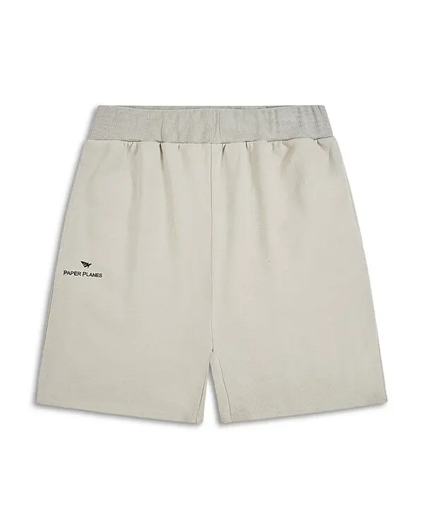 PAPER PLANES French Terry Script Weld Shorts