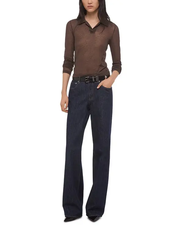 Helmut Lang Twisted Polo Top