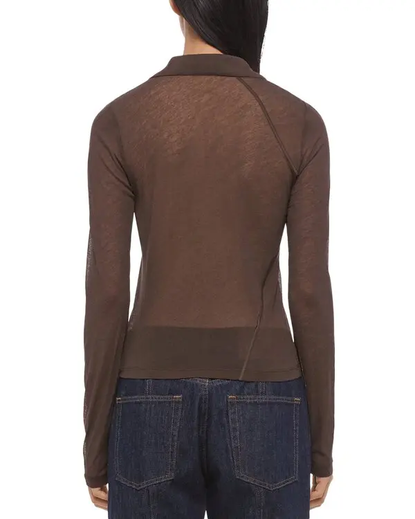 Helmut Lang Twisted Polo Top