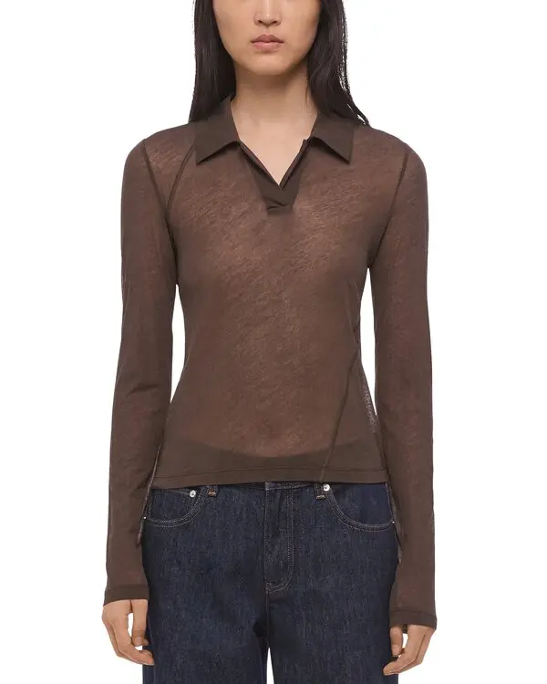 Helmut Lang Twisted Polo Top