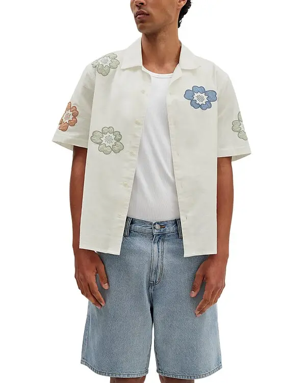 WAX LONDON Didcot Floral Graphic Shirt