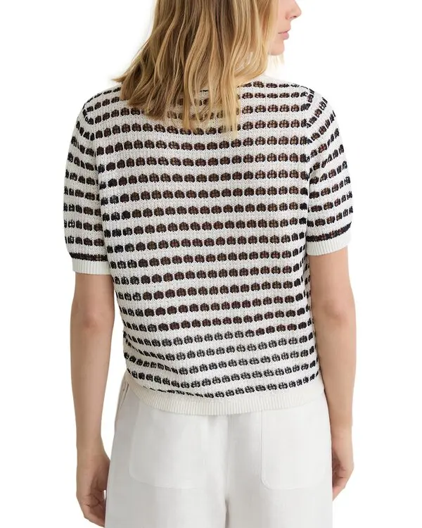 REISS Gemma Knit Polo Shirt