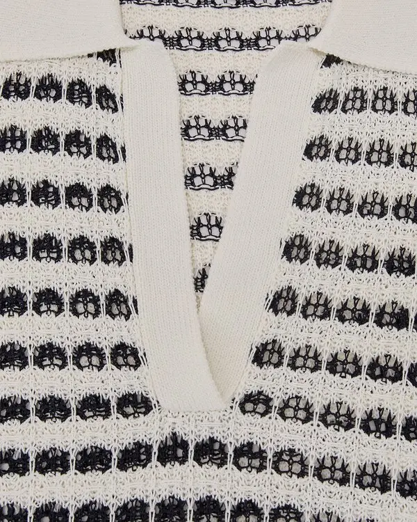 REISS Gemma Knit Polo Shirt