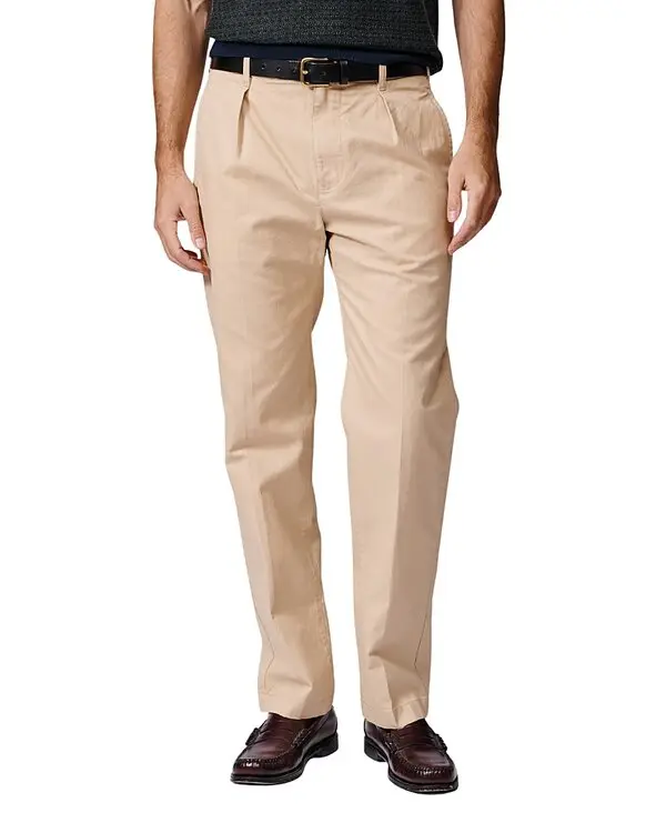 Aubin Mareham Relaxed Fit Suit Trousers - Sand