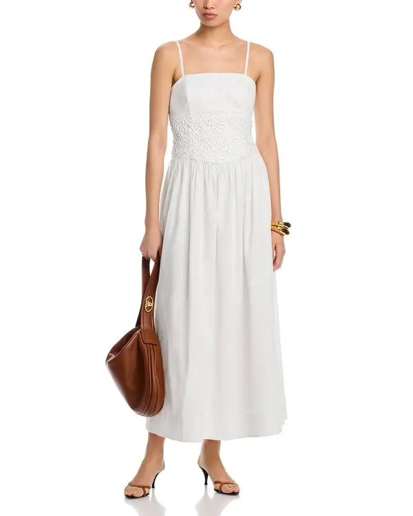 MILLY Crochet Maxi Dress