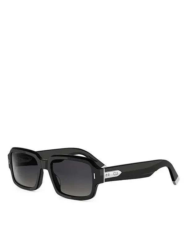 Dior Tailoring Geometric Sunglasses - Black/grey